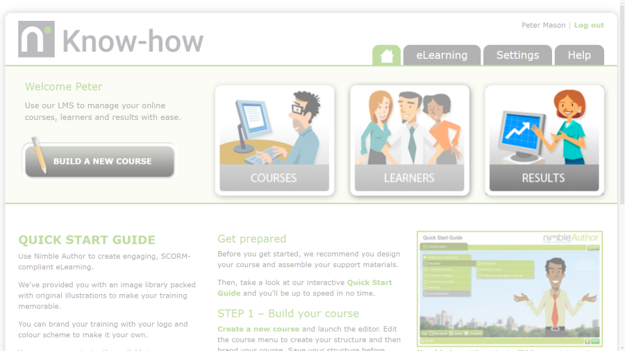 How to access learners' course results – Nimble Elearning
