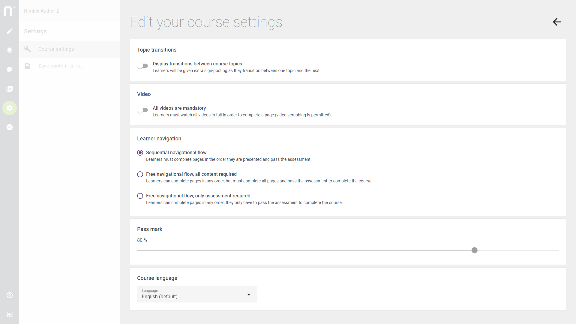 How to change the way your learners work through your course – Nimble ...