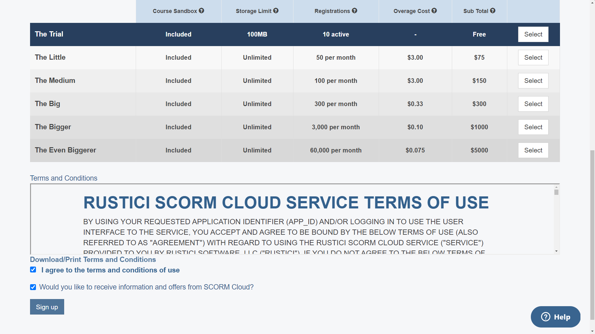 Signing up for a SCORM Cloud account – Nimble Elearning