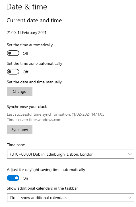 Changing the date or time on your Windows 10 computer – Nimble Elearning