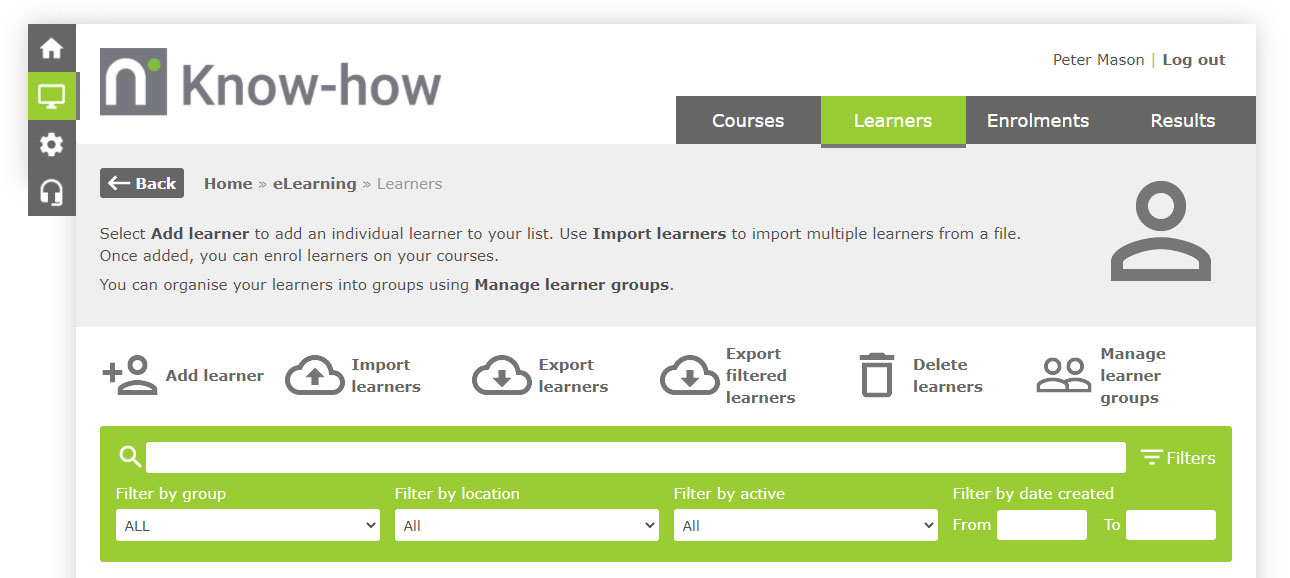 How to add individual learners – Nimble Elearning