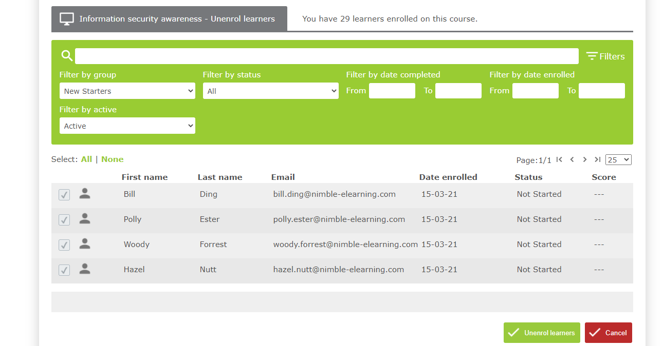 How to archive learners existing results via unenrol or reset on a ...
