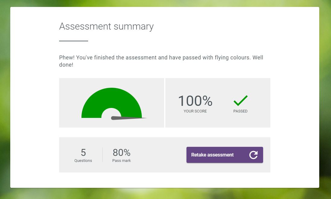 How to add assessment feedback – Nimble Elearning